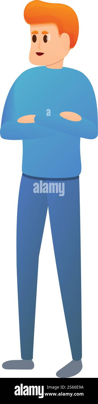 Space planetarium visitor icon. Cartoon of space planetarium visitor ...