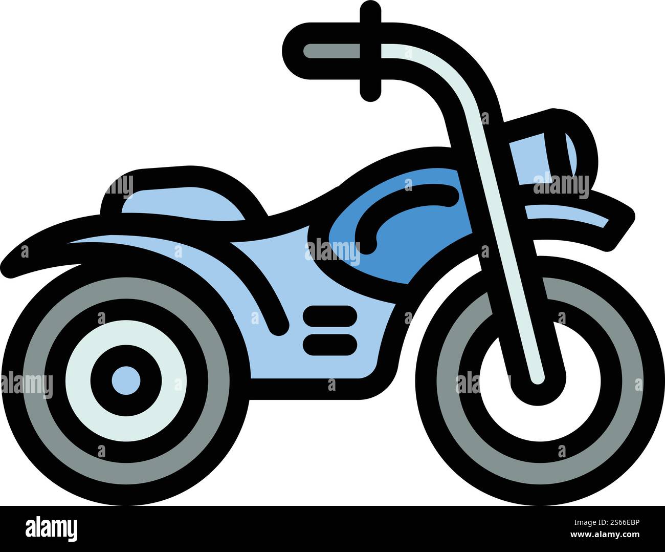 Competition motorbike icon. Outline competition motorbike vector icon ...