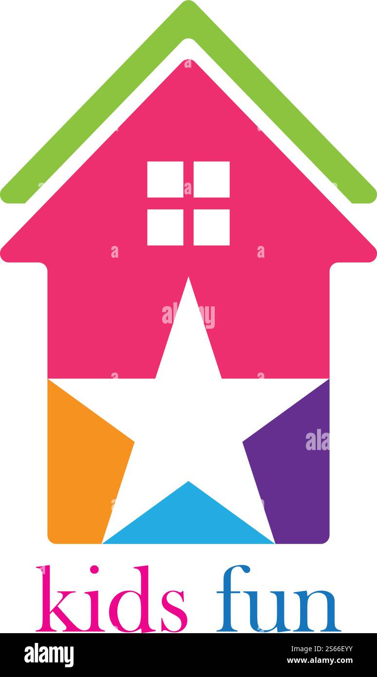 kids world logo vector template Stock Vector Image & Art - Alamy