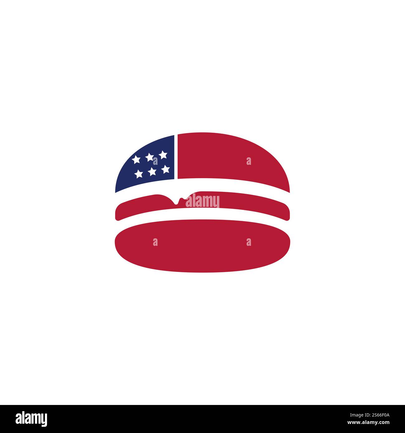 American burger vector logo design. Logo for fast food restaurant and ...