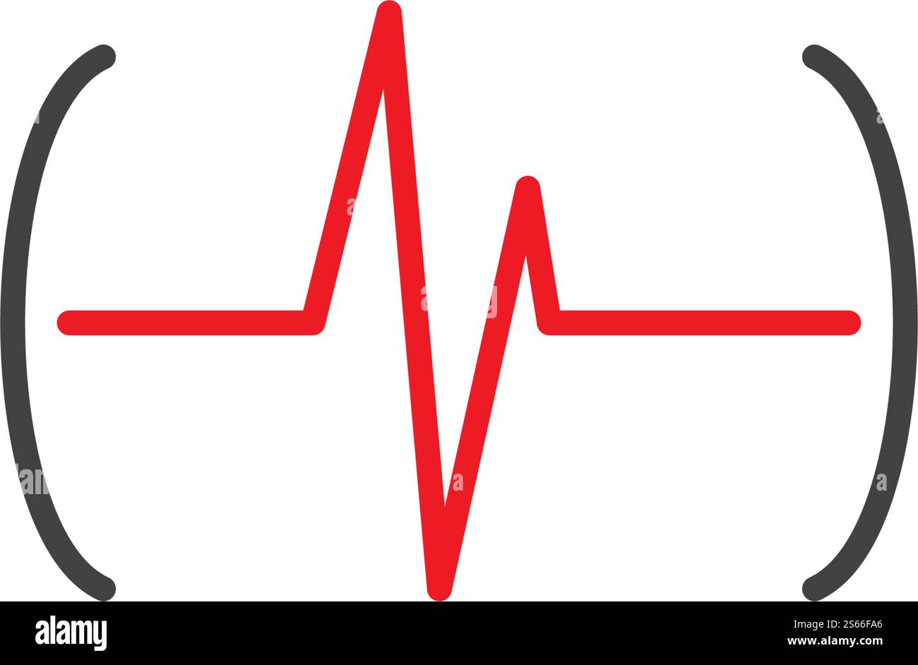 heart beat line logo vector ilustration Stock Vector Image & Art - Alamy