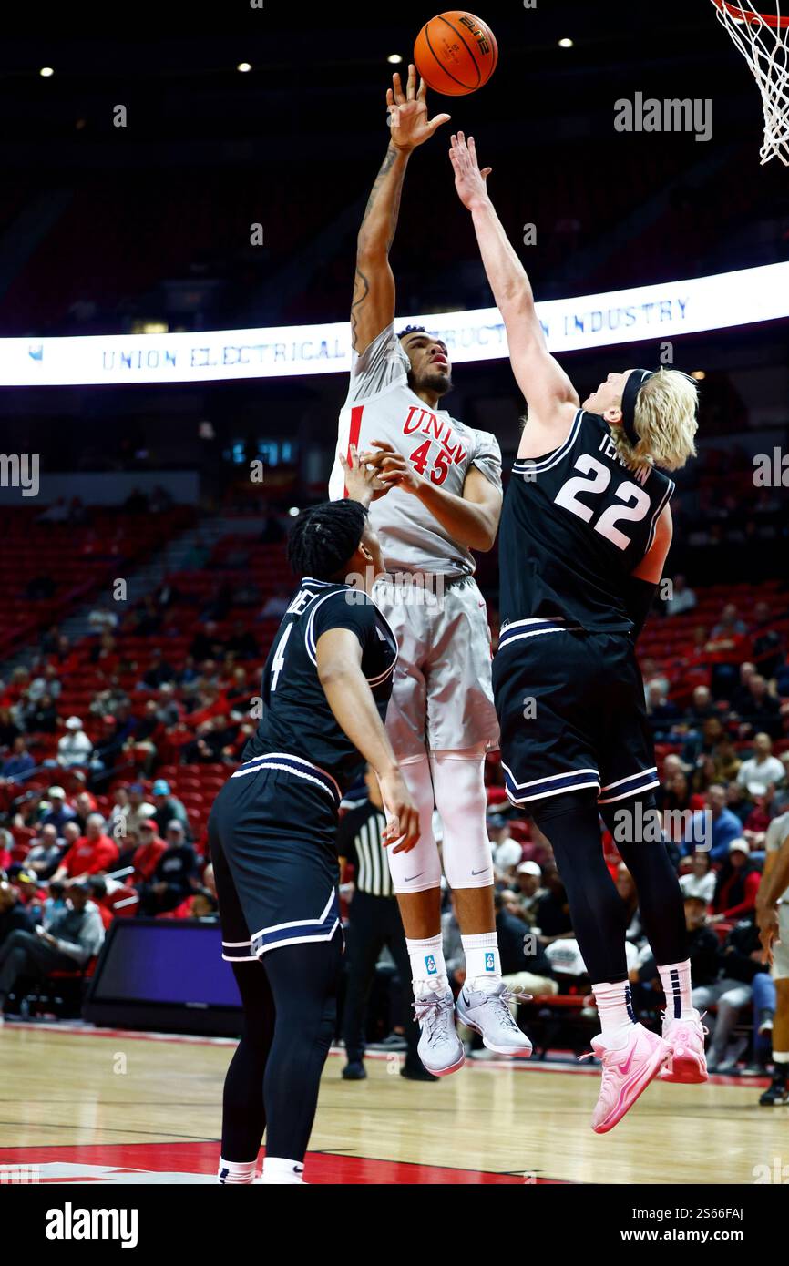 PARADISE, NV - JANUARY 15: Jeremiah Cherry (45) of the UNLV Rebels ...