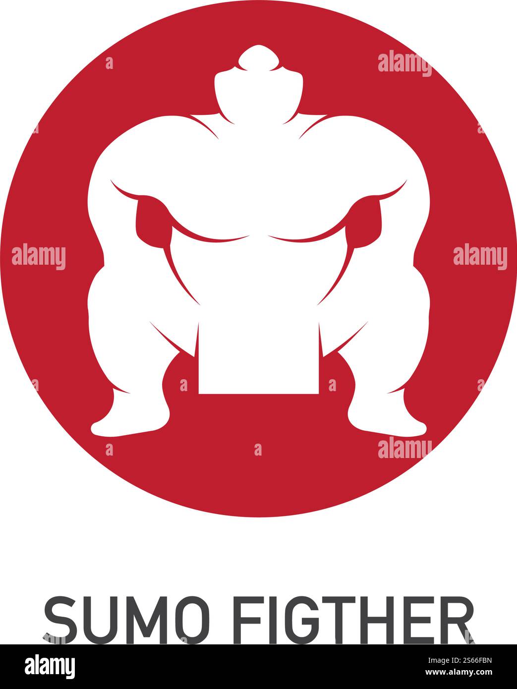 Sumo fighter character illustration vector design Stock Vector Image ...