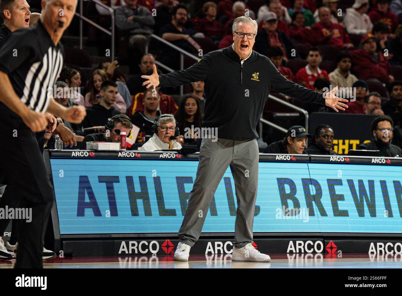 Iowa Hawkeyes head coach Fran McCaffery during a NCAA men’s basketball ...