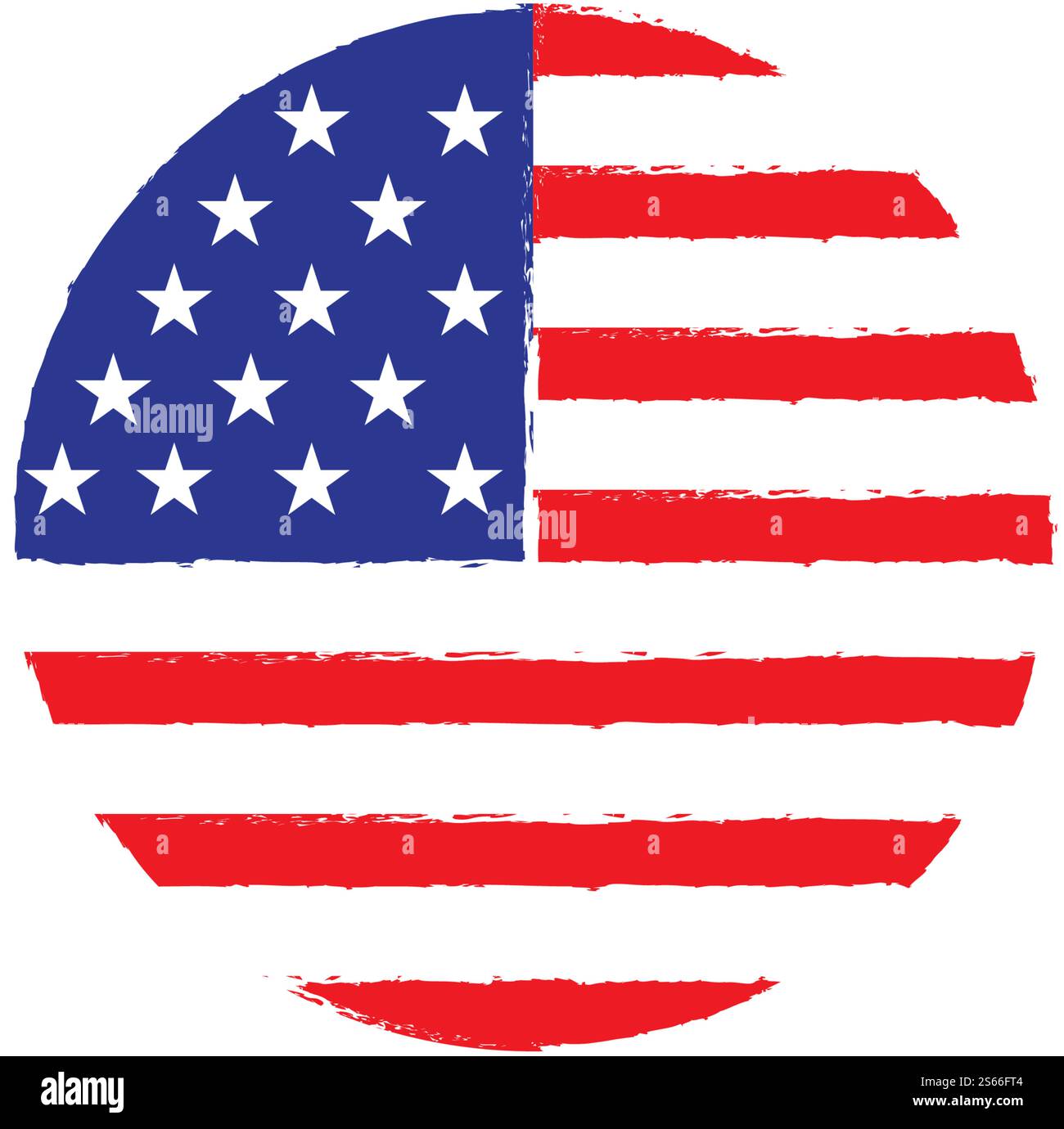 American flag illustration vector design template Stock Vector Image ...
