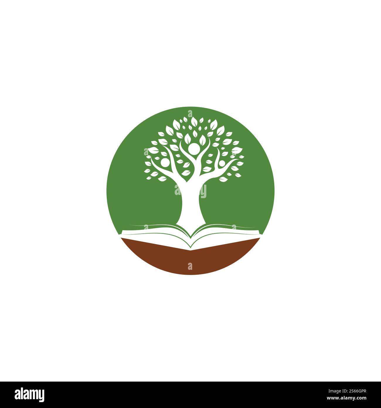 Human tree logo design. Leader education logo design Stock Vector Image ...
