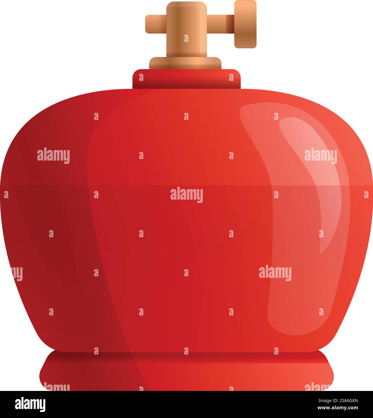 Filling gas cylinder icon. Cartoon of filling gas cylinder vector icon ...