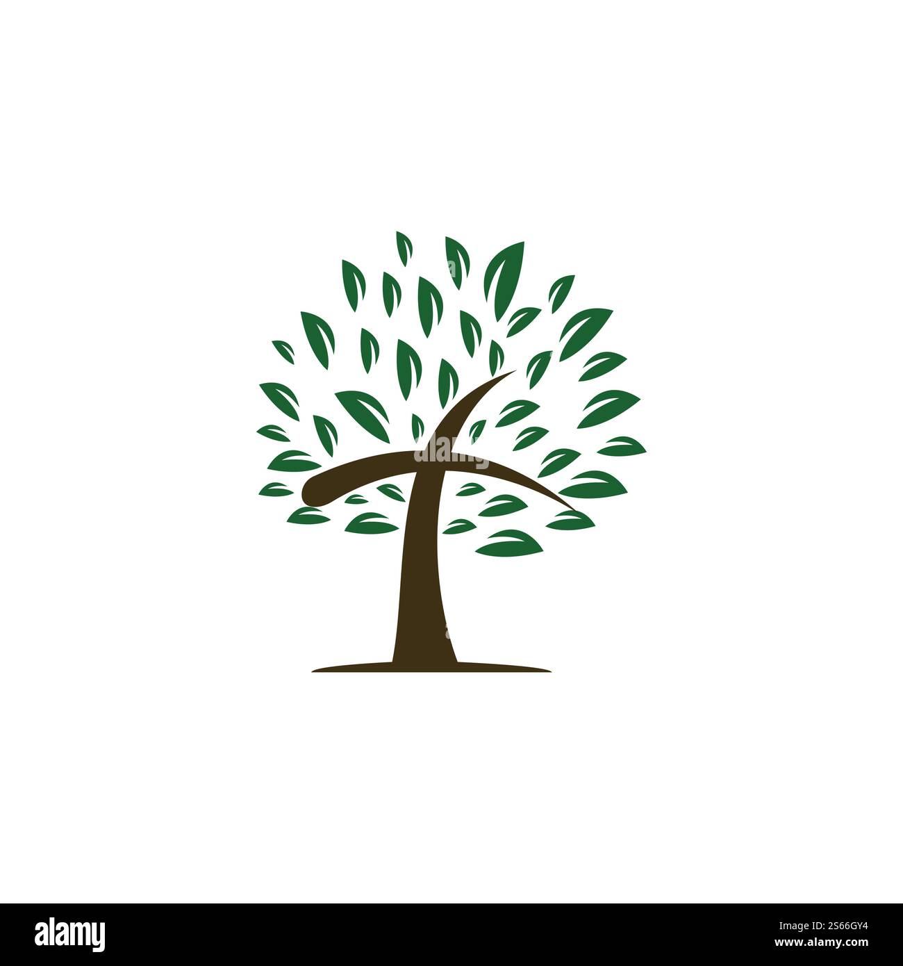 Tree religious cross symbol icon vector design Stock Vector Image & Art ...
