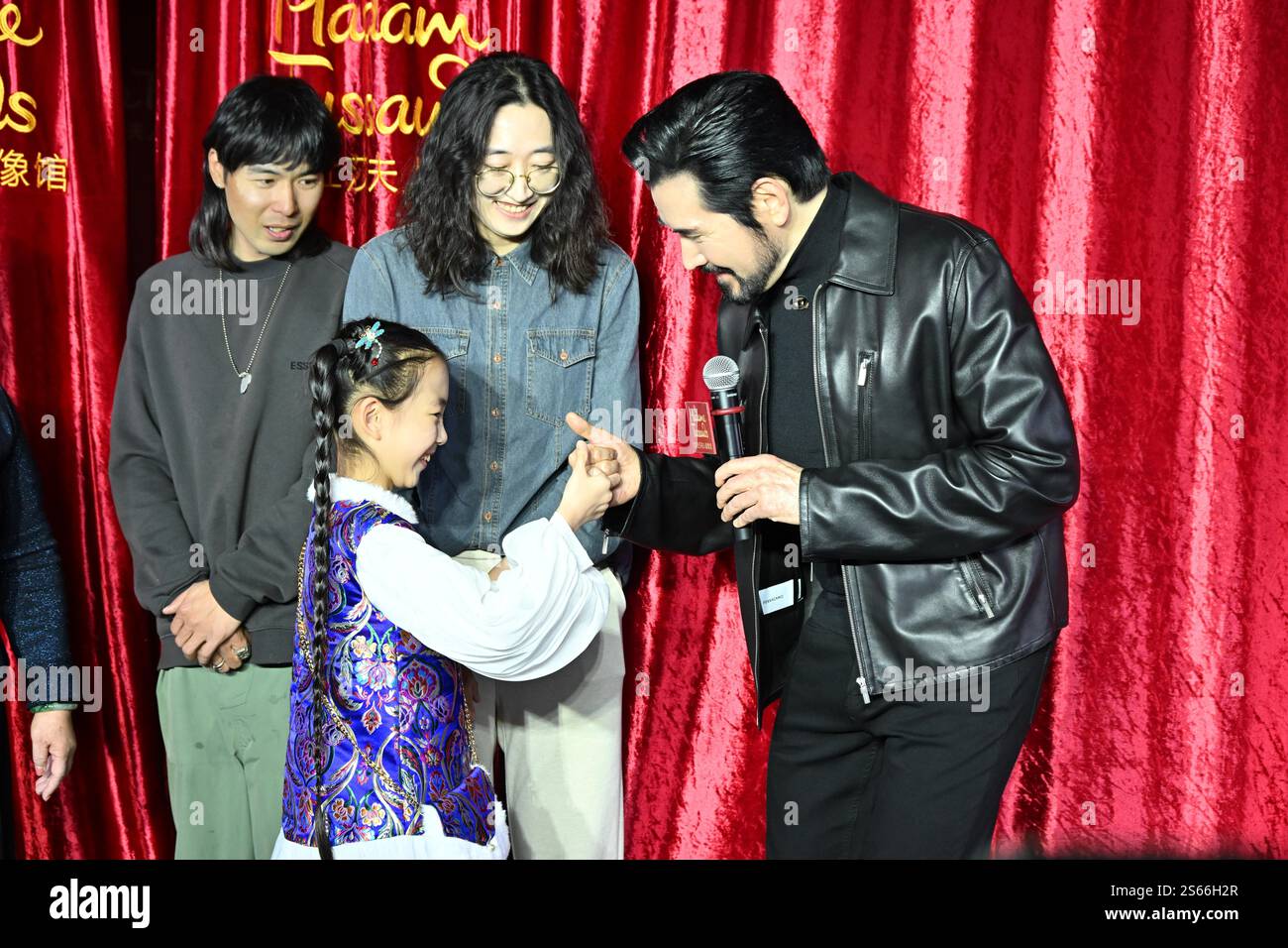 Chinese American pop icon and singer Fei Xiang unveils his wax likeness ...