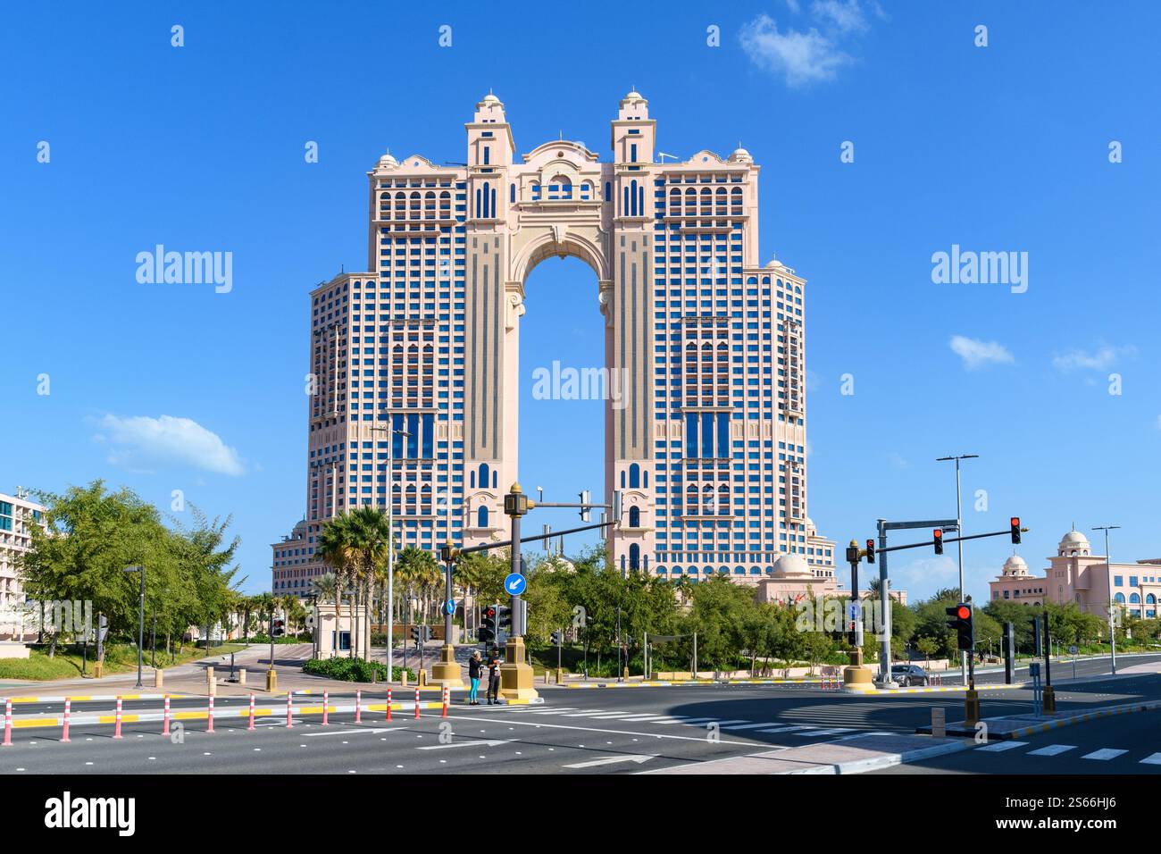 Abu Dhabi, UAE - January 3, 2025: The iconic Fairmont Marina Residences ...