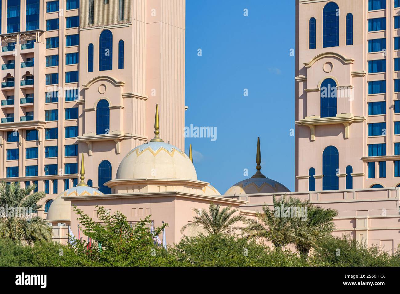 Abu Dhabi, UAE - January 3, 2025: The striking dome of a traditional ...