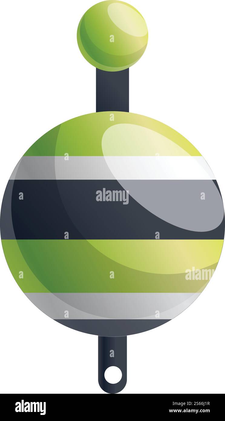 Bobber icon. Cartoon of bobber vector icon for web design isolated on ...