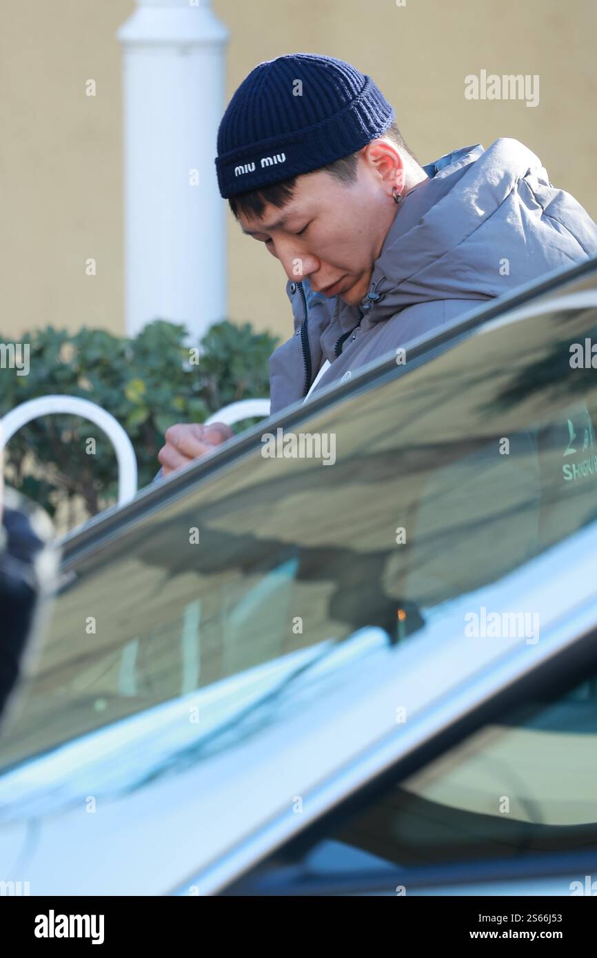 Chinese actor Alan Aruna appears in Beijing, China, 10 January, 2025 ...