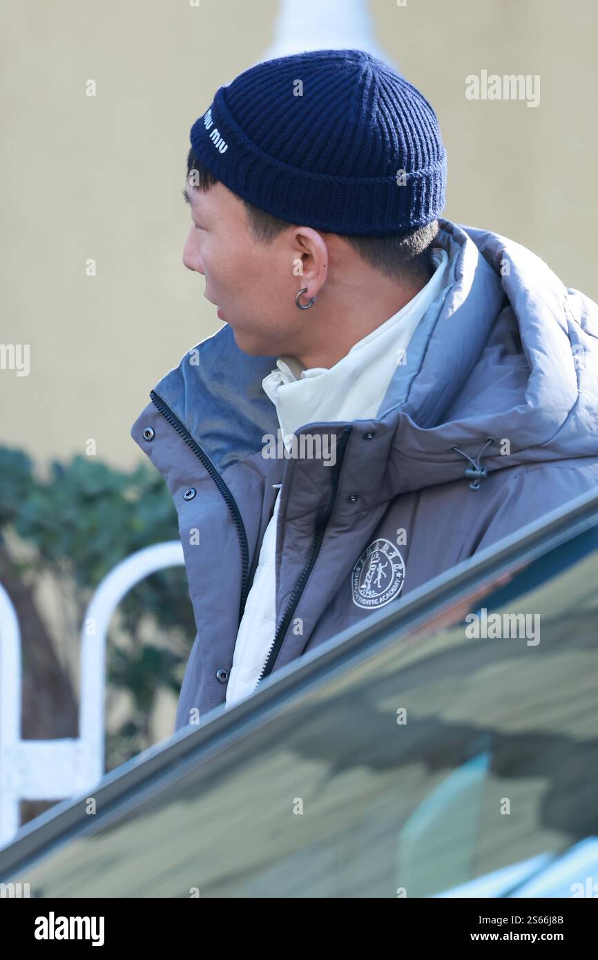 Chinese actor Alan Aruna appears in Beijing, China, 10 January, 2025 ...