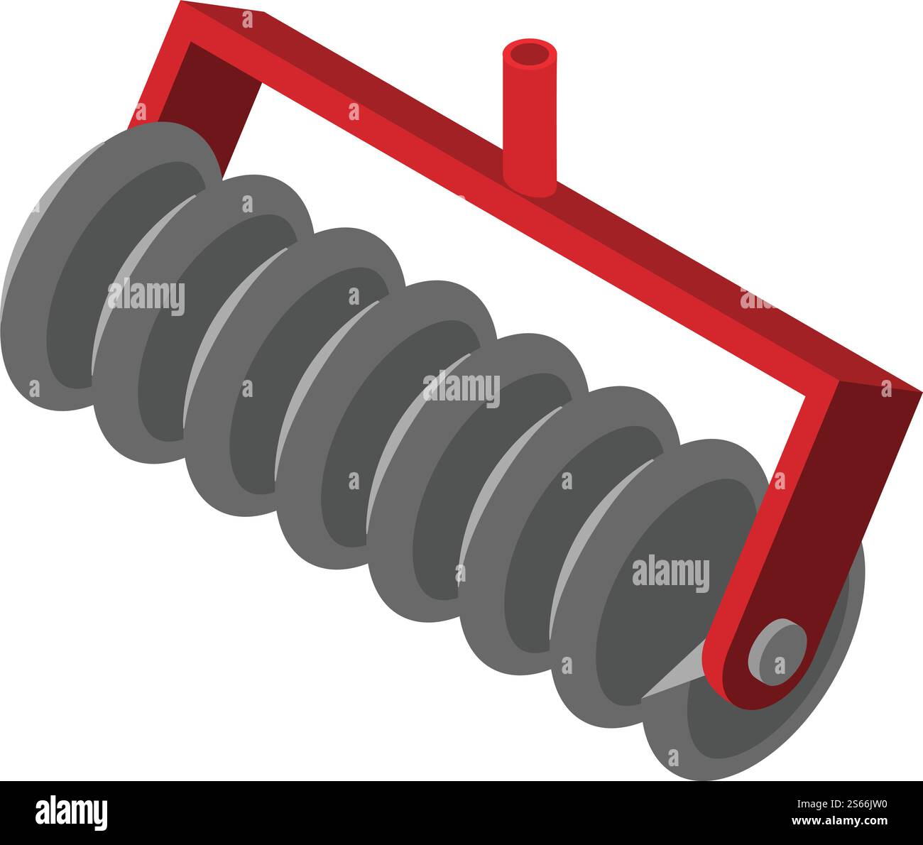 Disc harrow isolated Stock Vector Images - Alamy