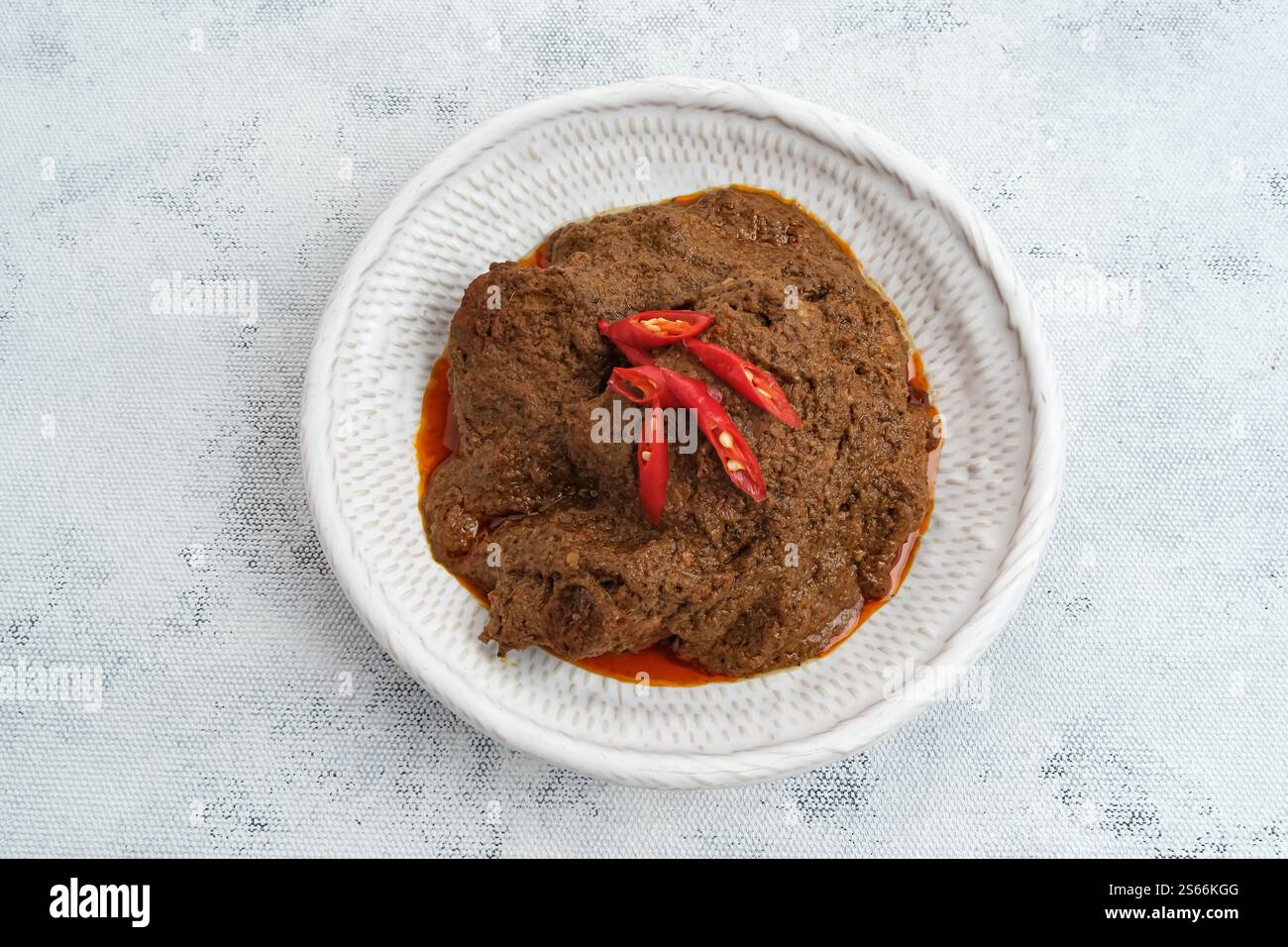 Rendang Daging Sapi, traditional food from Padang, Indonesia. Beef stew ...