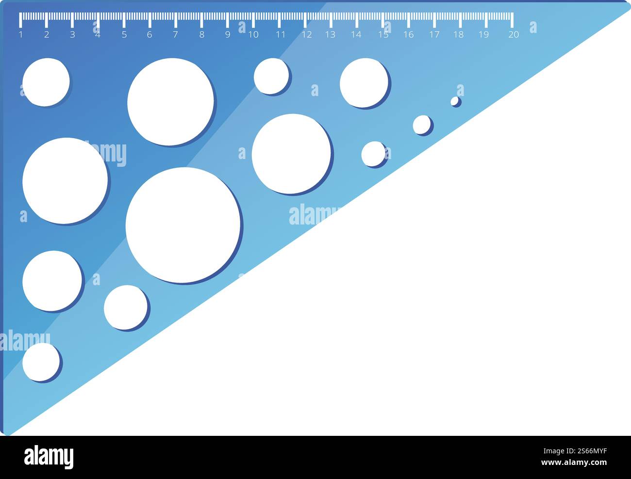 Geometric angle ruler icon. Cartoon of geometric angle ruler vector ...