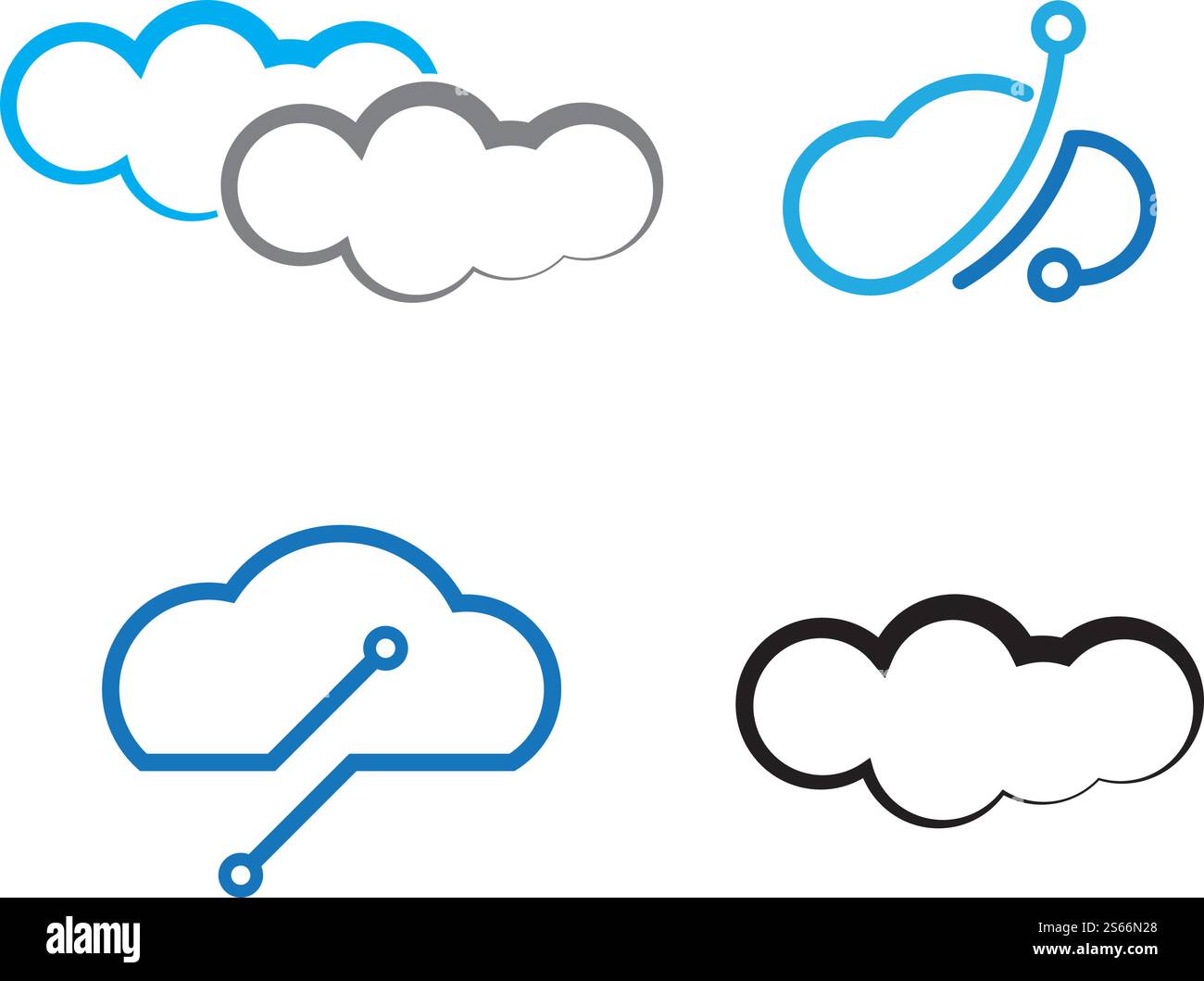 Cloud Logo vector design Template Stock Vector Image & Art - Alamy