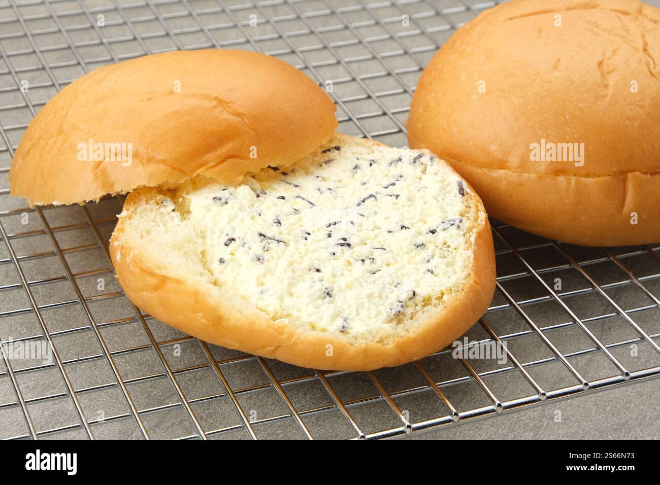 Roti Semir, sweet bread filled with sugar cream and chocolate sprinkles ...