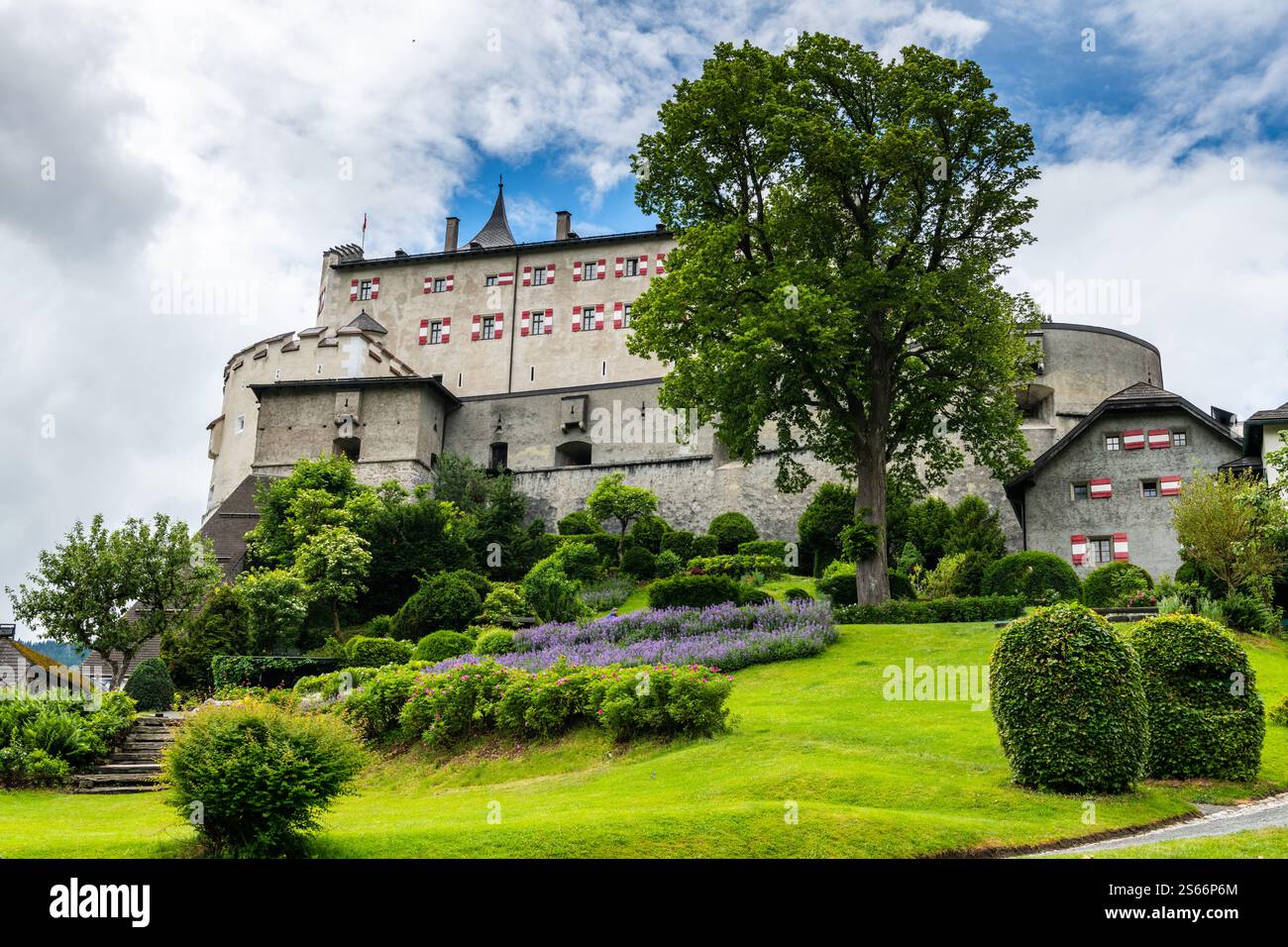 Hohenwerfen Castle: Austria's Iconic Medieval Stronghold Stock Photo ...