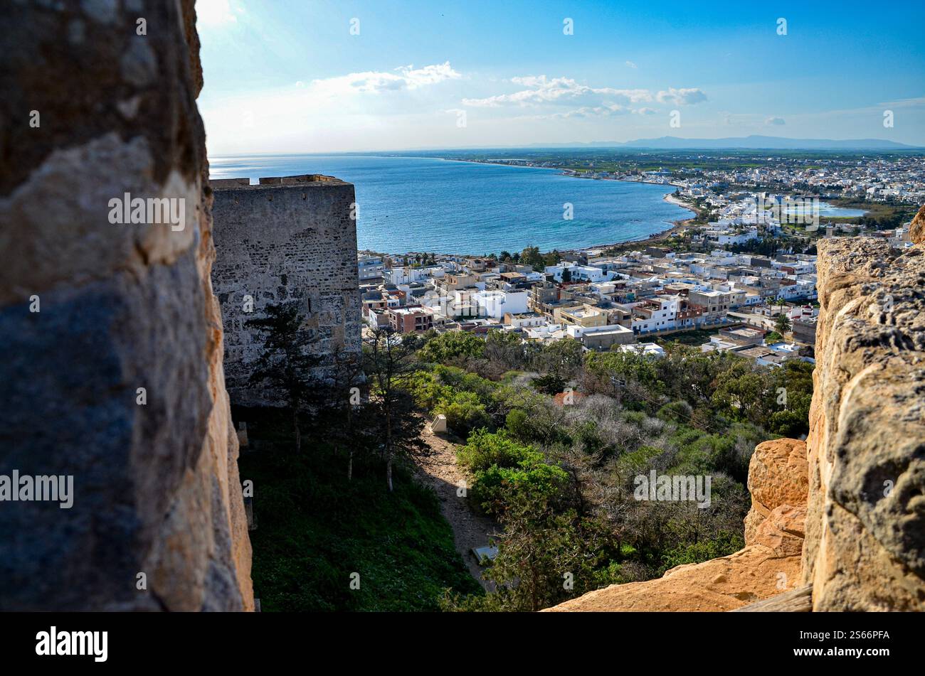 January 11, 2025: Kelibia, Tunisia. 12 January 2025. Scenic views from ...