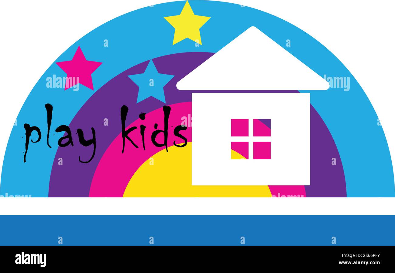 kids world logo vector template Stock Vector Image & Art - Alamy