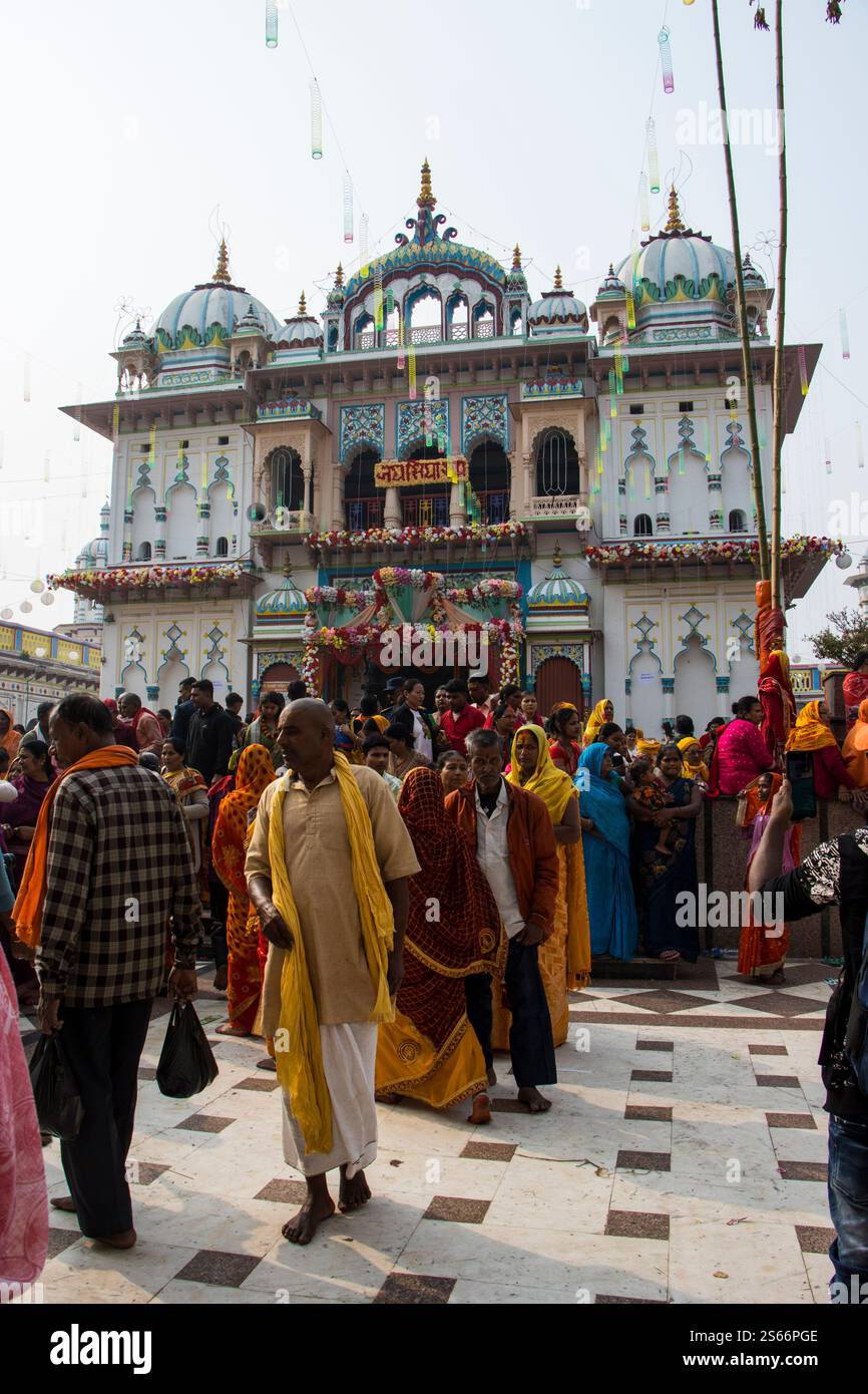 Pilgrims at Janaki Temple, Janakpur, Dhanusha, Nepal Stock Photo - Alamy