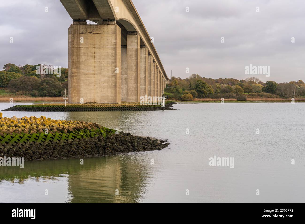 Orwell Bridge near Ipswich, Suffolk, England, UK Stock Photo - Alamy