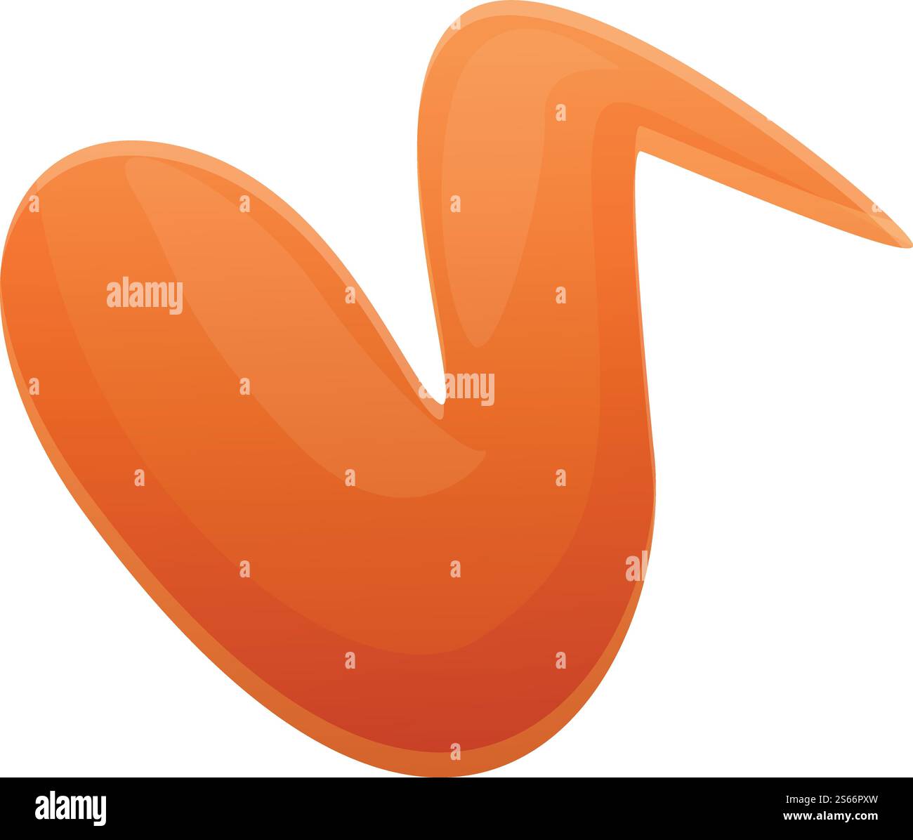Chicken wing icon. Cartoon of chicken wing vector icon for web design ...
