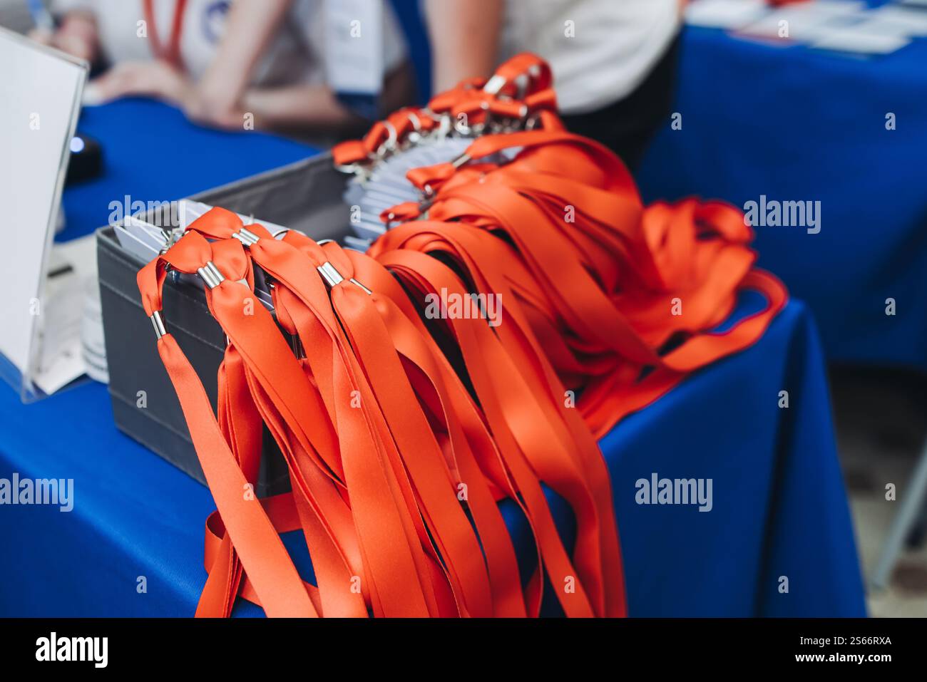 Process of checking in on conference congress forum event, registration ...