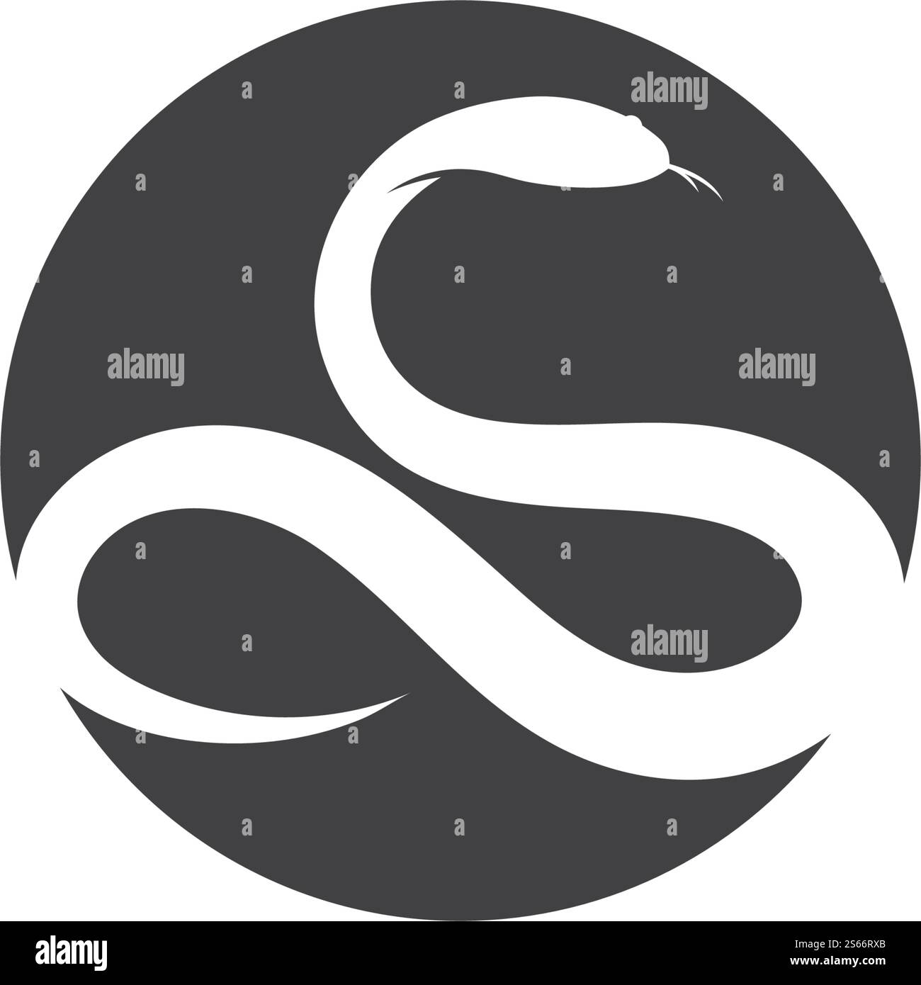 Snake logo vector ilustration template Stock Vector Image & Art - Alamy