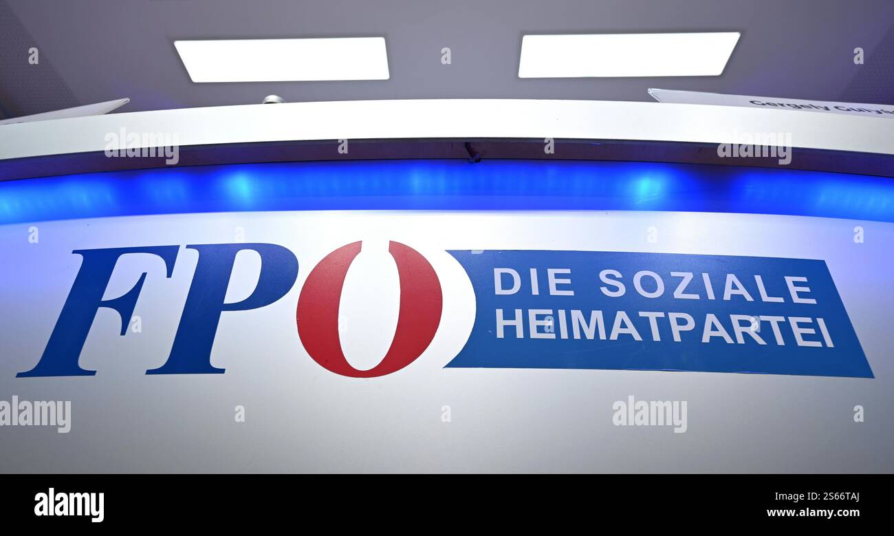 Illustration on the topics FPÖ/political parties. In the picture: The ...