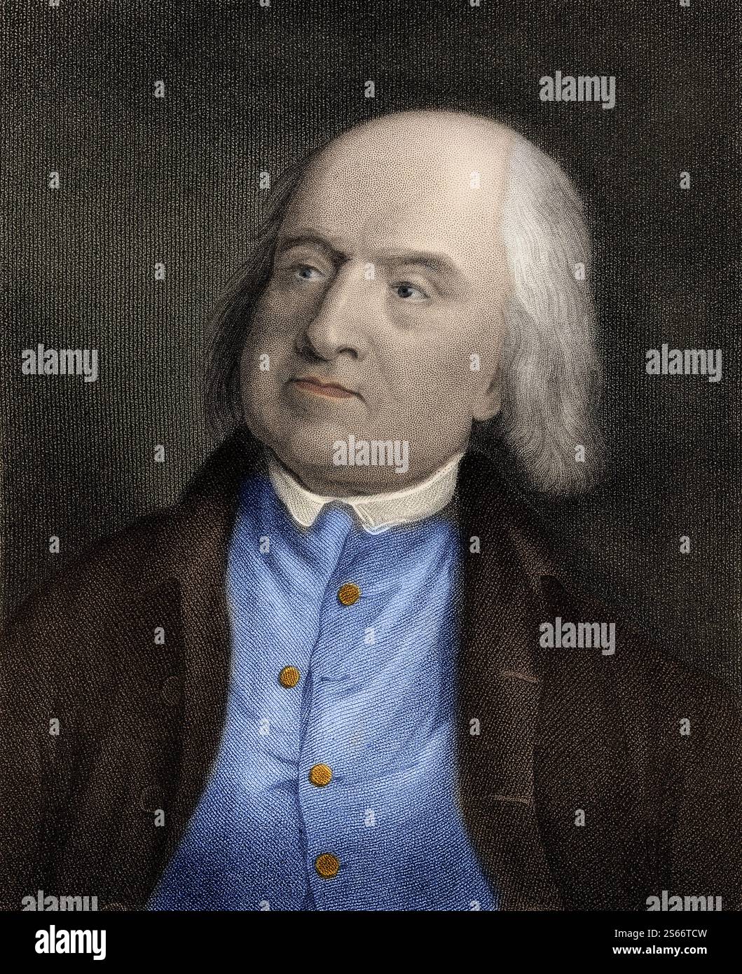 Portrait of Jeremy Bentham (1748-1832), English philosopher, economist ...