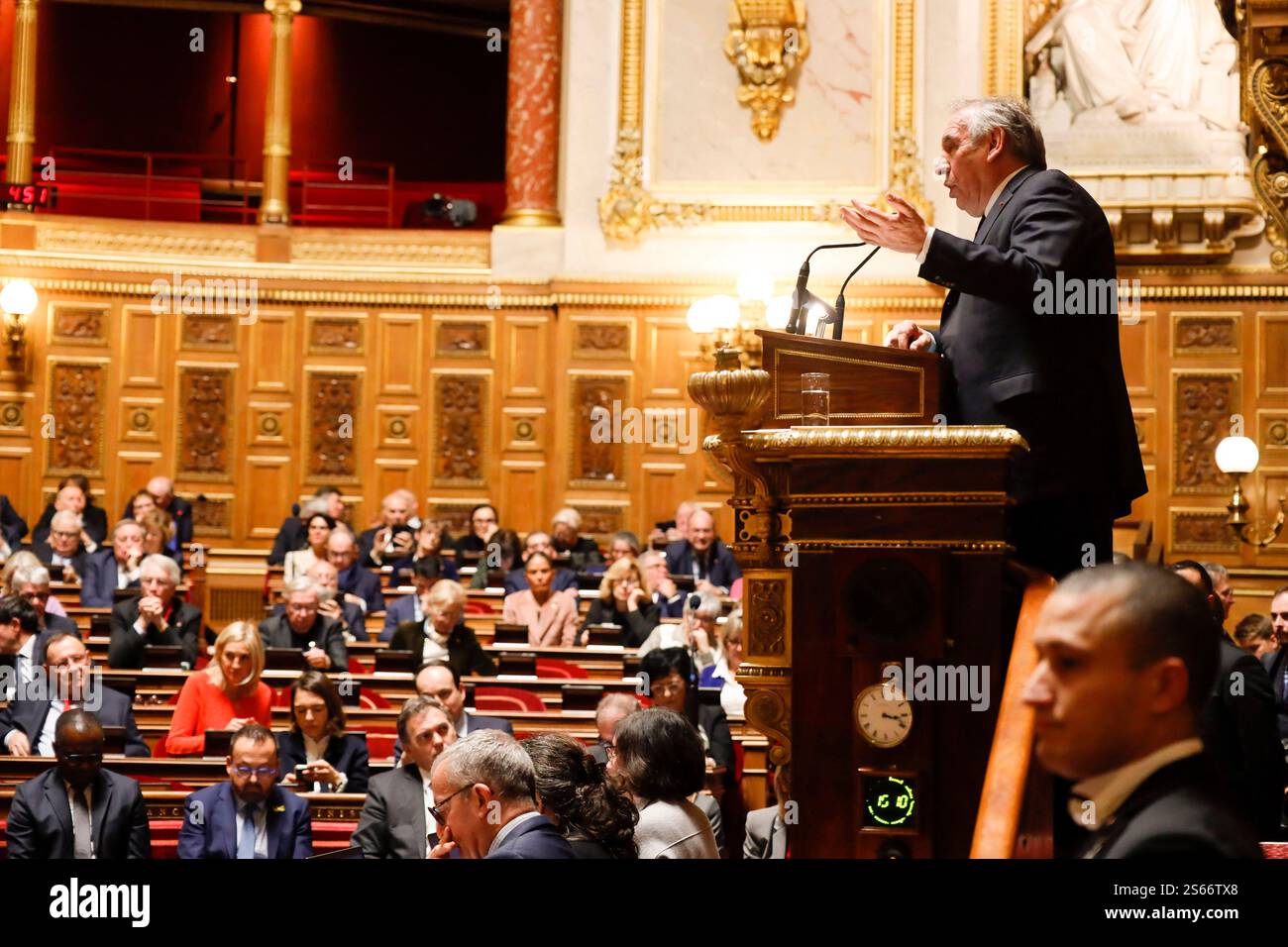 Paris, France. 15th Jan, 2025. France's Prime Minister Francois Bayrou ...