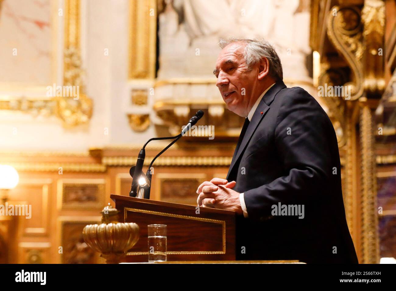 Paris, France. 15th Jan, 2025. France's Prime Minister Francois Bayrou ...