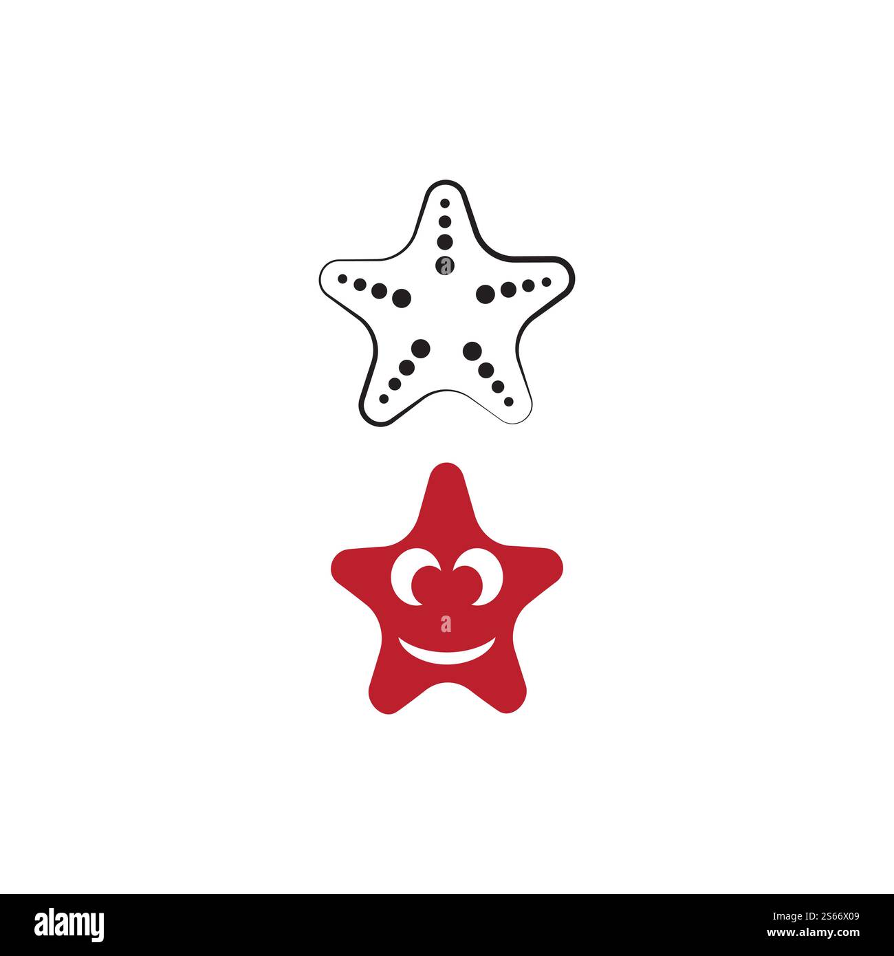 Star Fish Logo Template vector icon illustration design Stock Vector ...