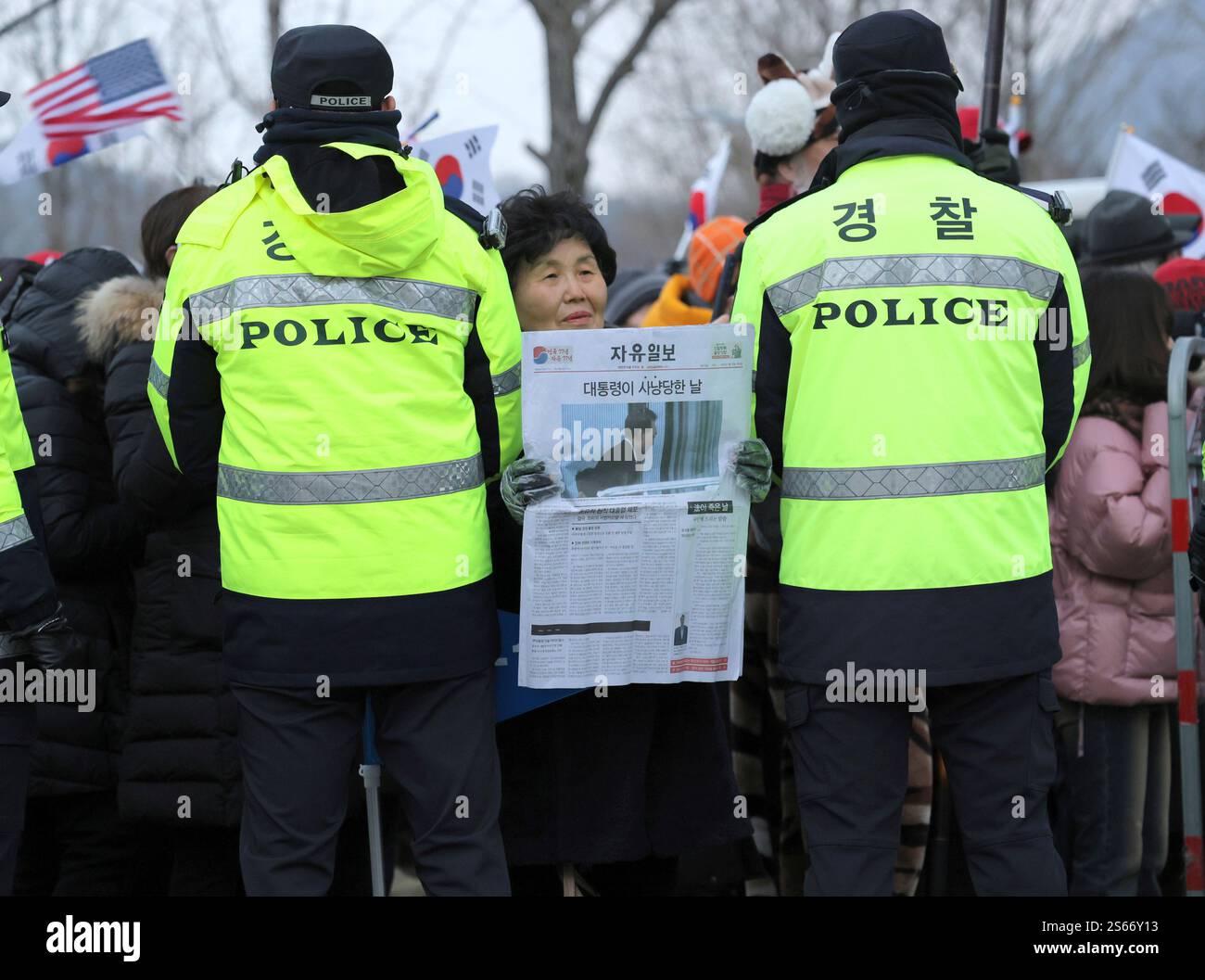 Supporters of South Korean President Yoon Suk Yeol protest against the ...