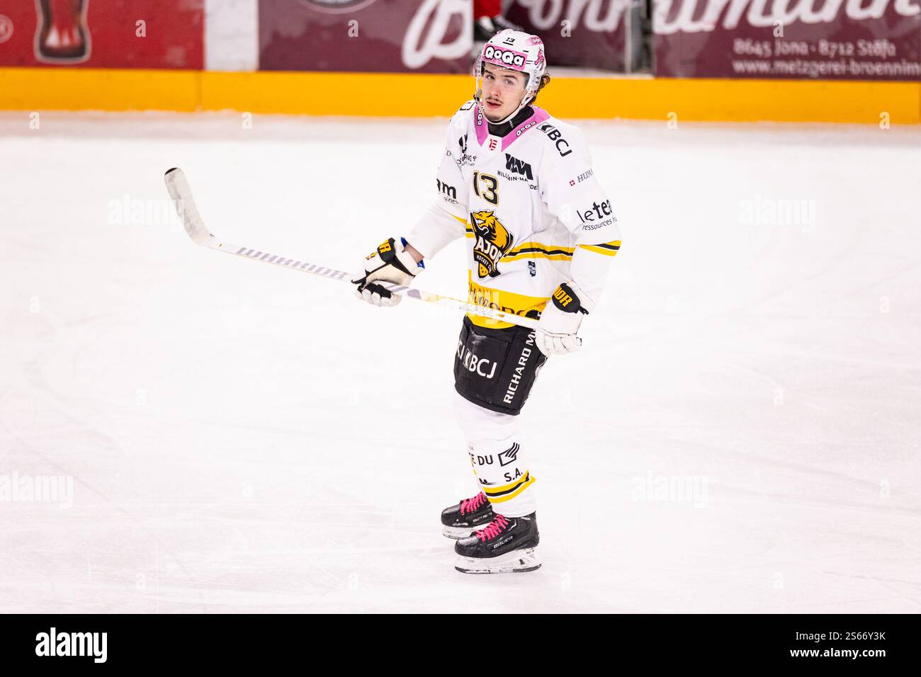 Rapperswil, St.Galler Kantonalbank Arena, NL: SC, USA. 15th Jan, 2025 ...