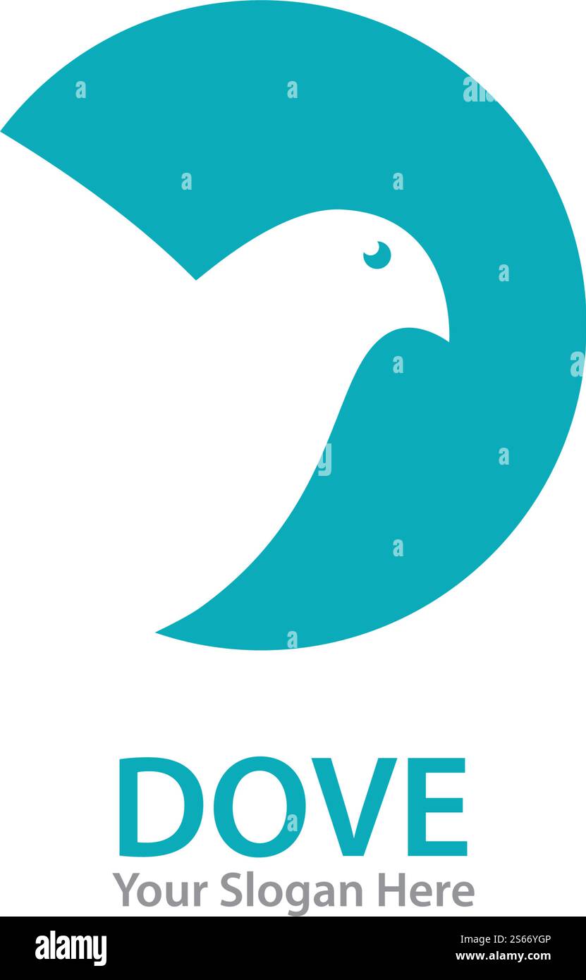 Dove bird logo Template vector illustration Stock Vector Image & Art ...