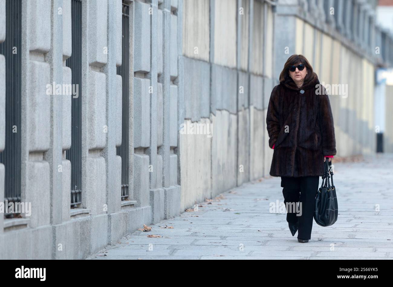 The prosecutor, Almudena Lastra, on her arrival to testify at the ...