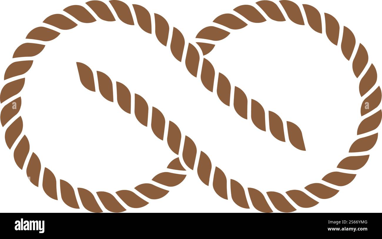 Rope icon vector illustration template Stock Vector Image & Art - Alamy