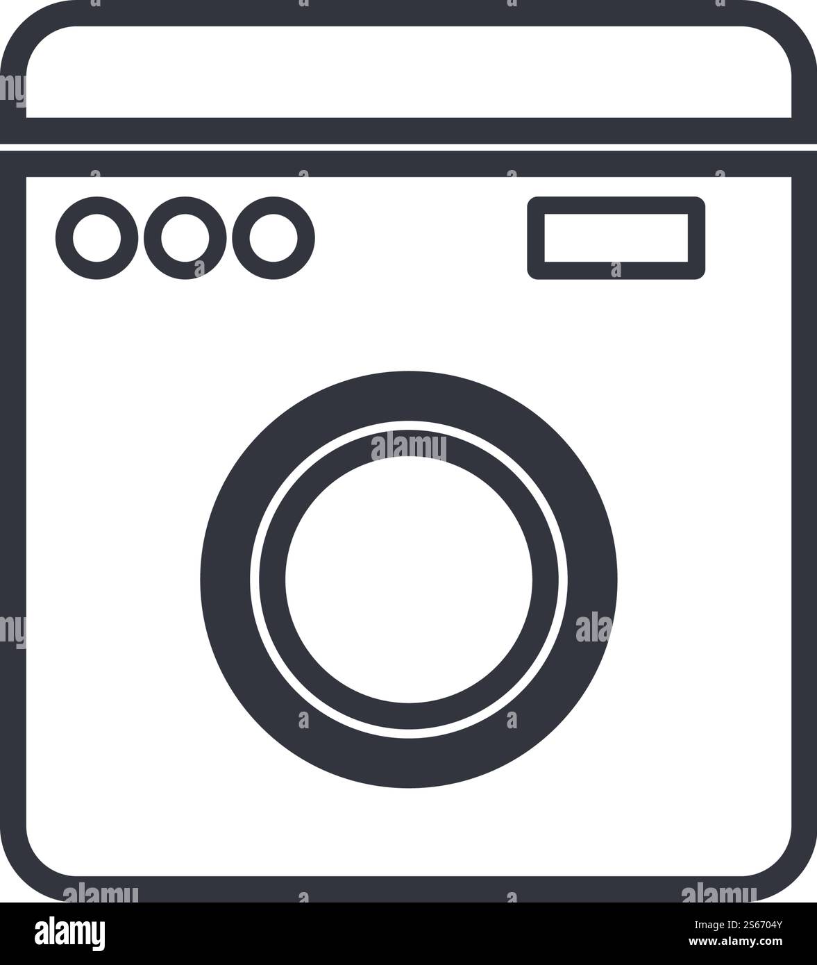 washing machine logo illustration template design Stock Vector Image ...