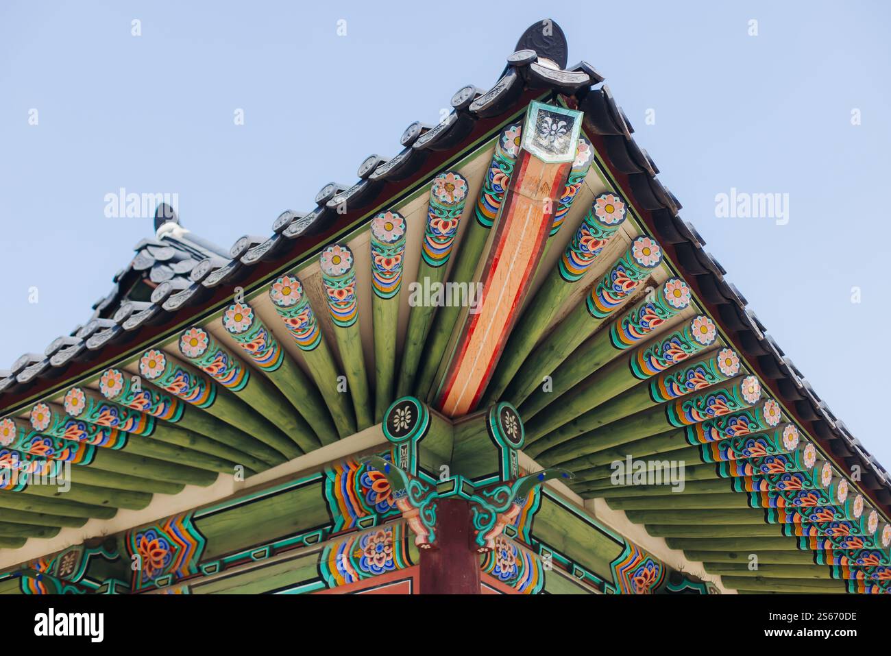 Gyeongbokgung Palace, Seoul, Jongno District, South Korea, in a spring ...