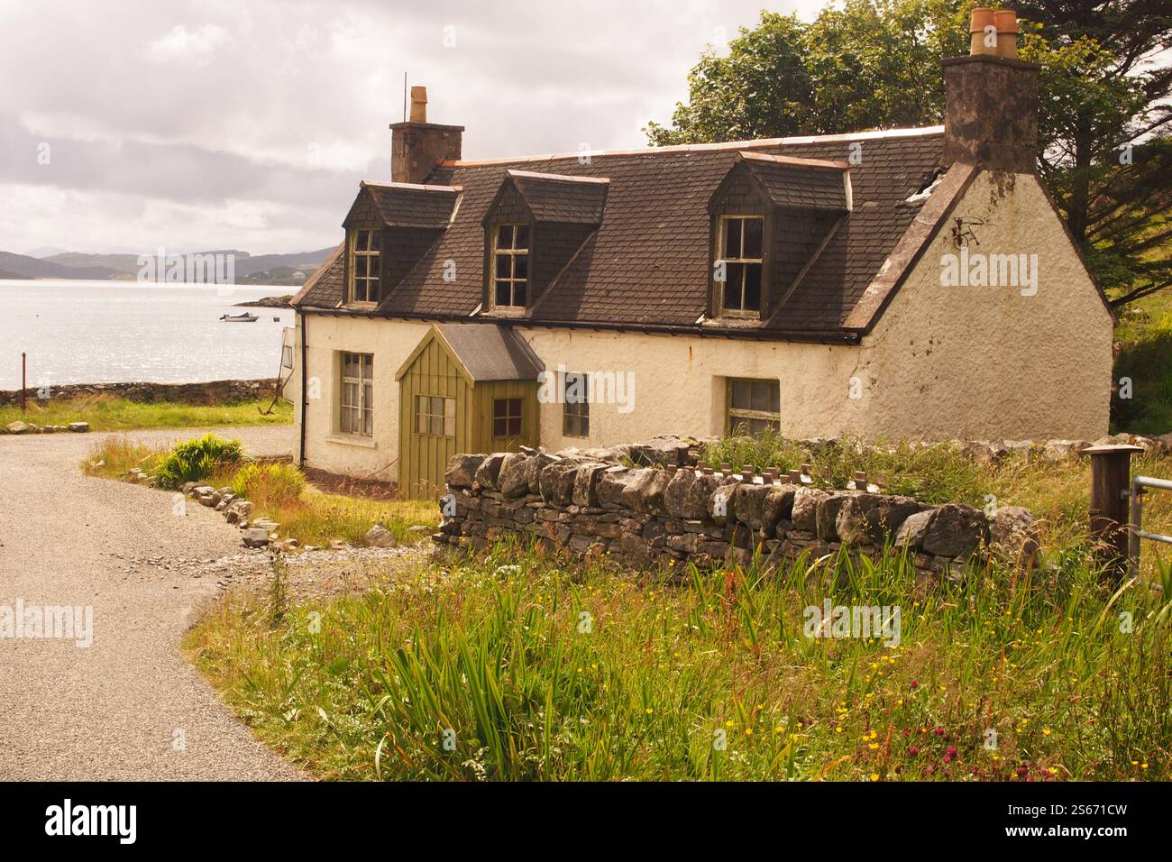 A view of the cottage that was used to film the outside views of the ...
