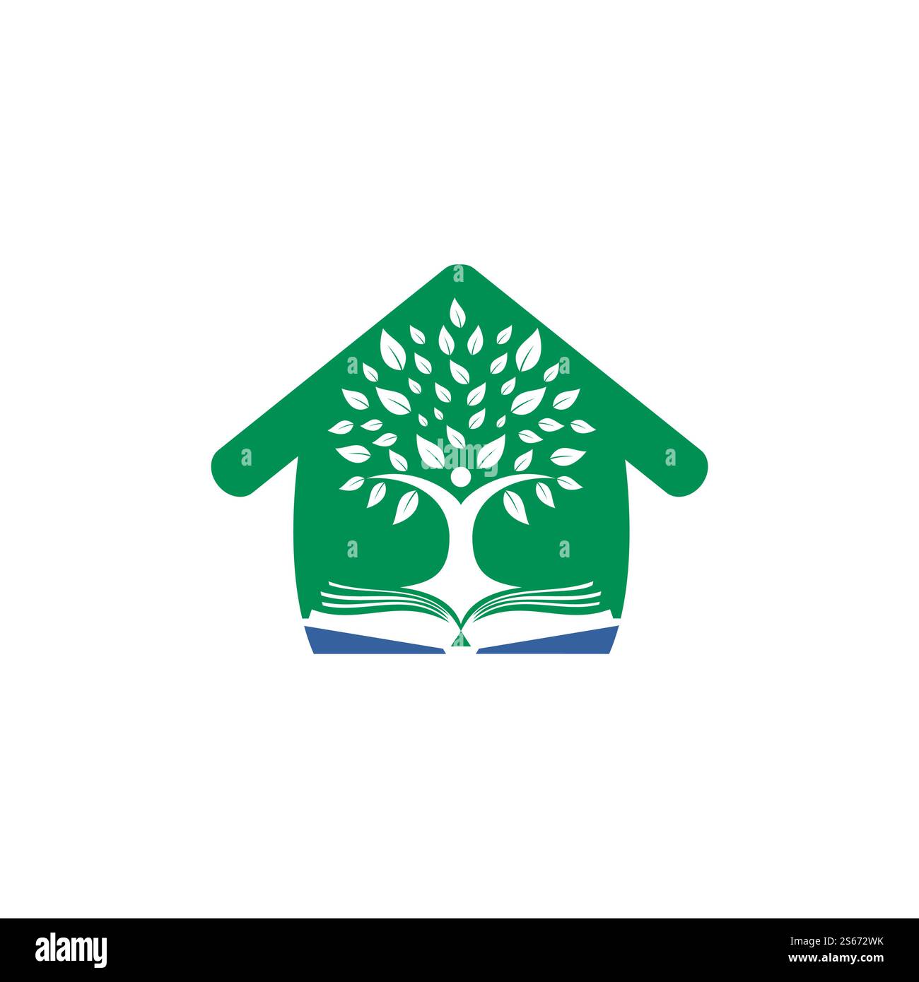 Human tree logo design. Leader education logo design Stock Vector Image ...