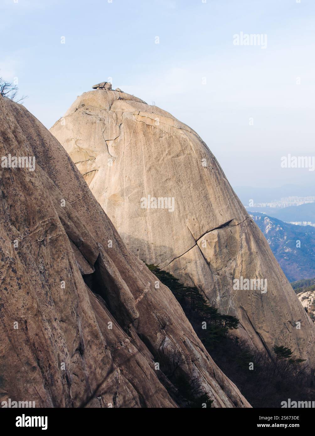 Bukhansan National Park, Seoul, Gyeonggi-do, South Korea, spring ...