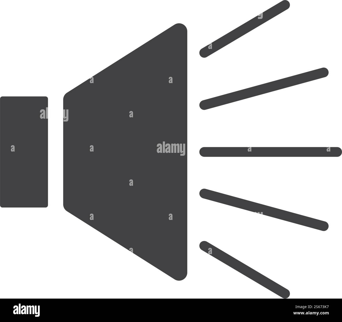 Speaker logo Black and White Stock Photos & Images - Alamy