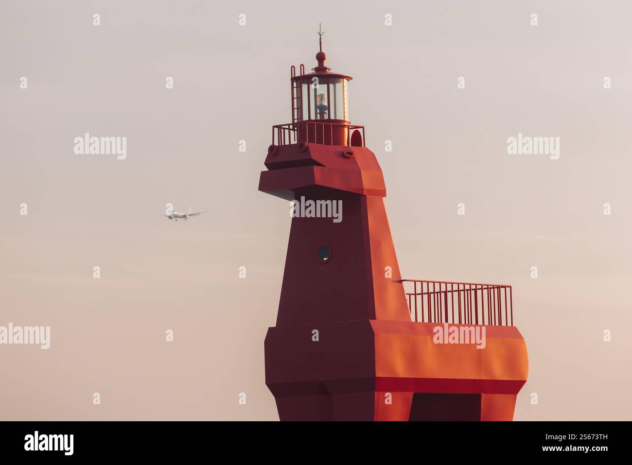 Iho Tewoo Horse Lighthouses on Iho Tewoo beach, with two horse-shaped lighthouses, white horse ...