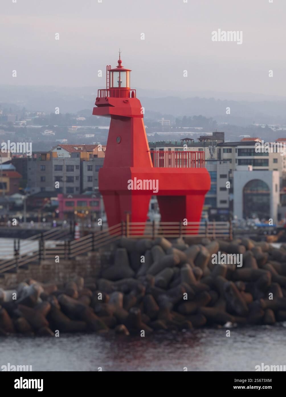 Iho Tewoo Horse Lighthouses on Iho Tewoo beach, with two horse-shaped ...
