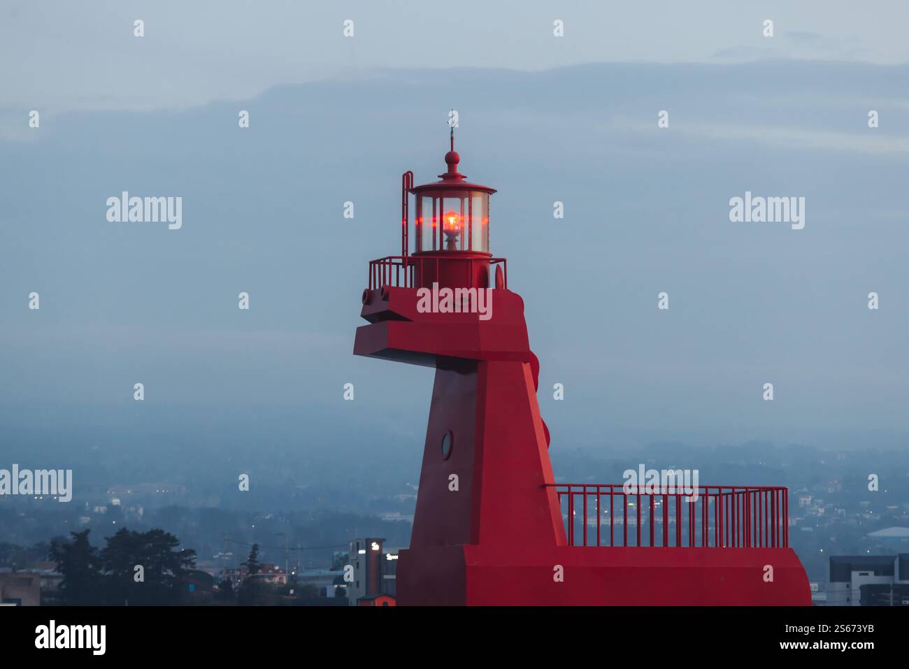 Iho Tewoo Horse Lighthouses on Iho Tewoo beach, with two horse-shaped ...
